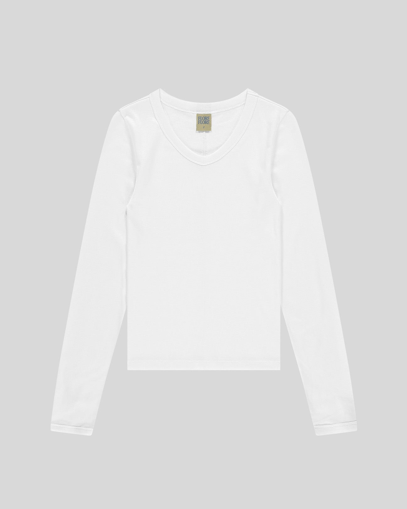 Jill Long Sleeve White – BOMI